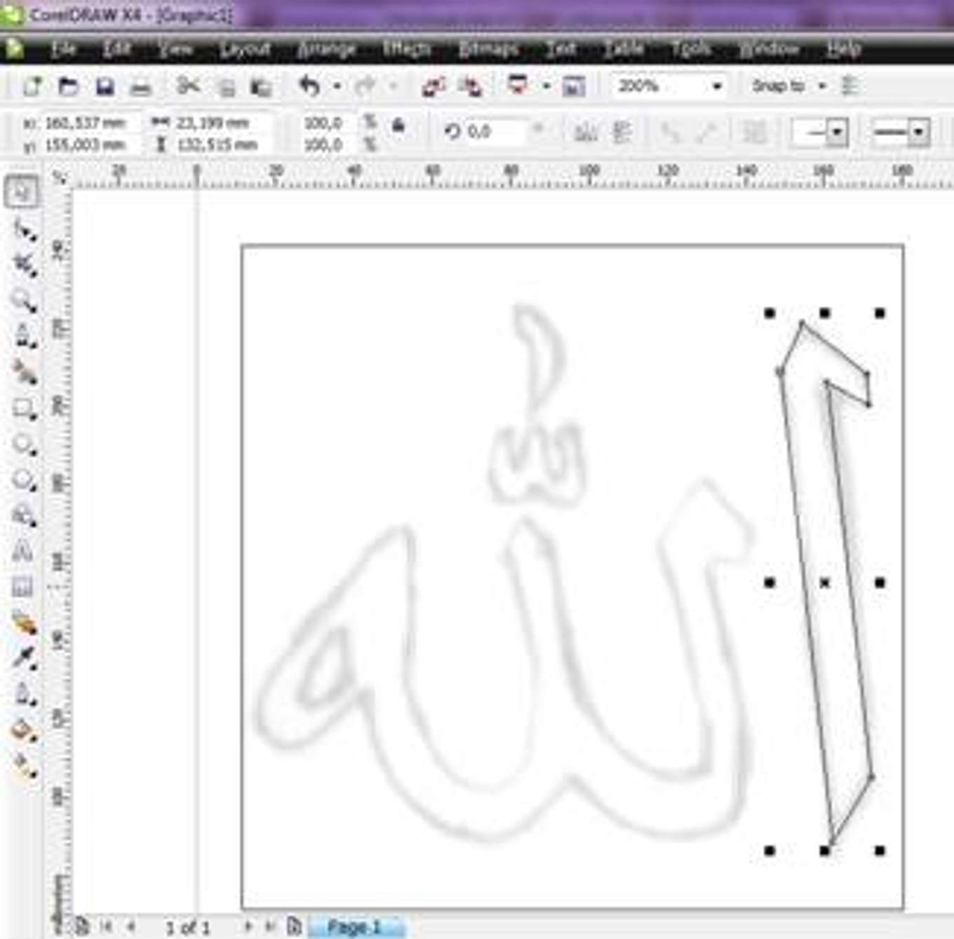 Tracing Techniques Calligraphy (Corel Draw Tutorial) - An Island for ...