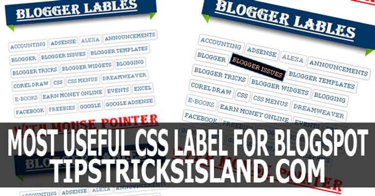 What is Label? Mostly Usable Beautiful CSS3 Designed Label for Bloggers ...