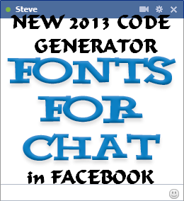 New Facebook Chat 2013 Code Generator [Upadated with New Codes] - An ...
