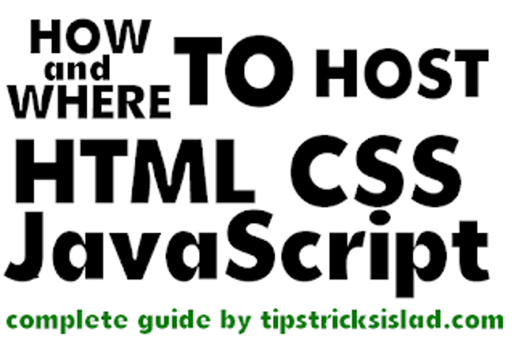 Hosting Of Html Javascript And Css Files Method 1 An Island For 1703